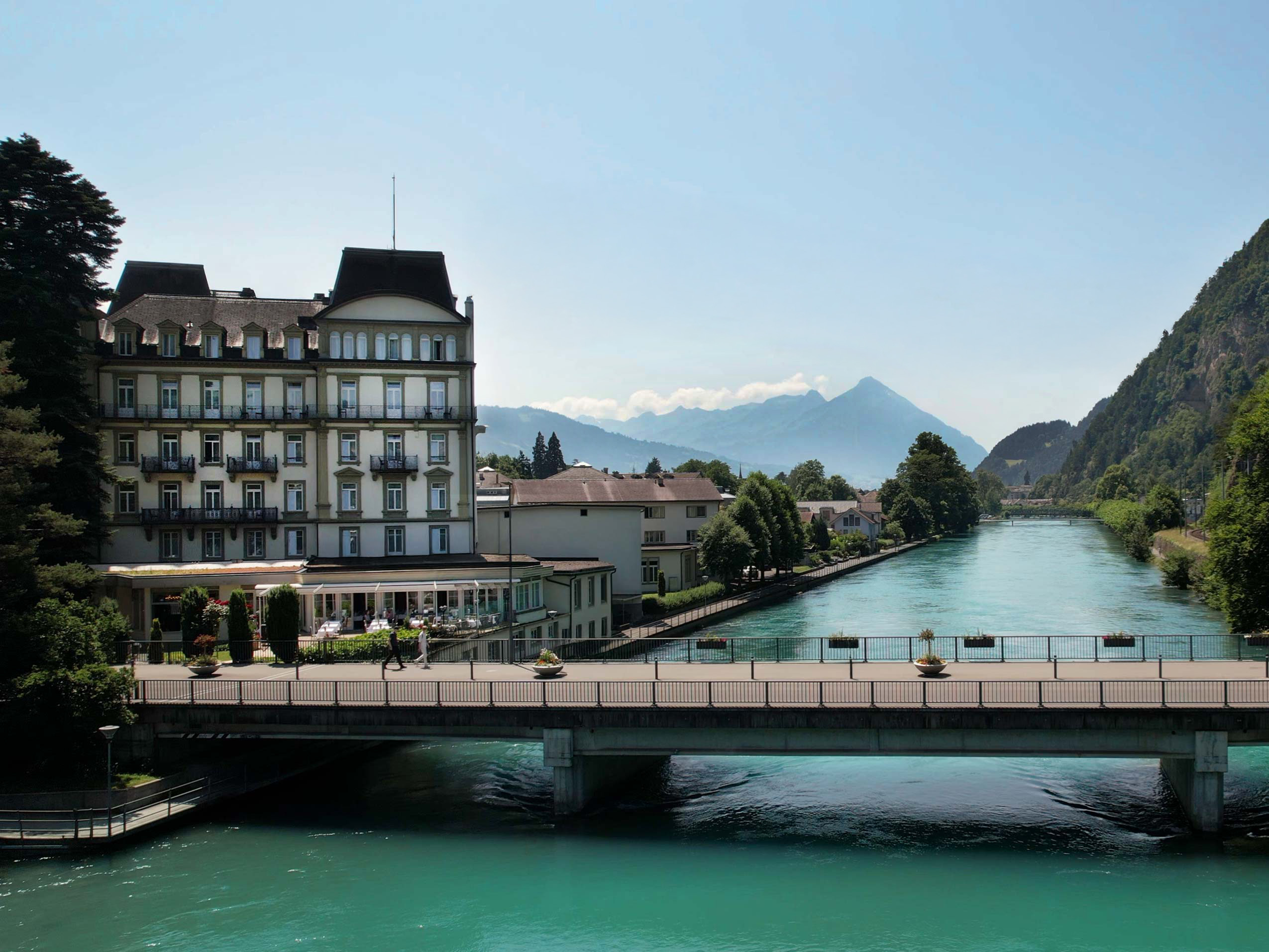 GRAND BEAU-RIVAGE Interlaken - Ausgangspunkt in atemberaubende Bergwelt ...